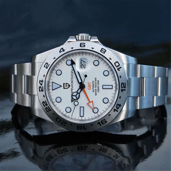 Pagani Design PD-1682 V2 Explorer II Men GMT Automatic 100M Waterproof ...
