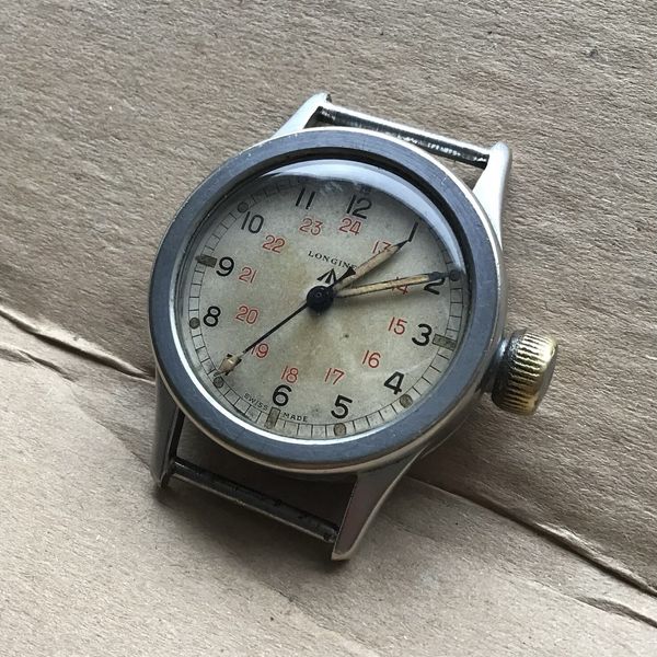 British Military Issued Longines COSD Tuna Can 2340 24 Hour Original ...