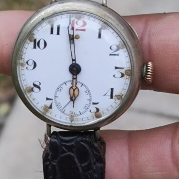 A. Schild Trench Watch,Original Untouched Dial,Work But Need Service ...
