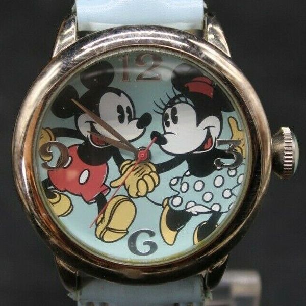 Mickey & Minnie Mouse Watch Disney By SII Seiko Quartz 36.6mm Originals ...