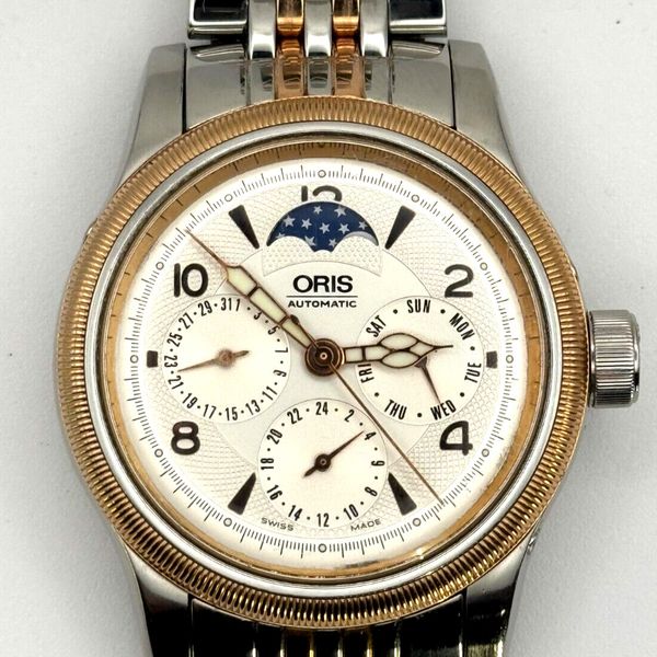 Vintage Oris Big Crown Complication, Moon-Phase cal. 581 7566 ...