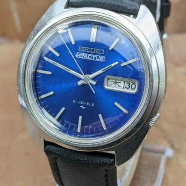 Vintage Seiko 5 Actus 1973 7019-7210 watch Men's Automatic Day/Date 21 Jewels | WatchCharts ...