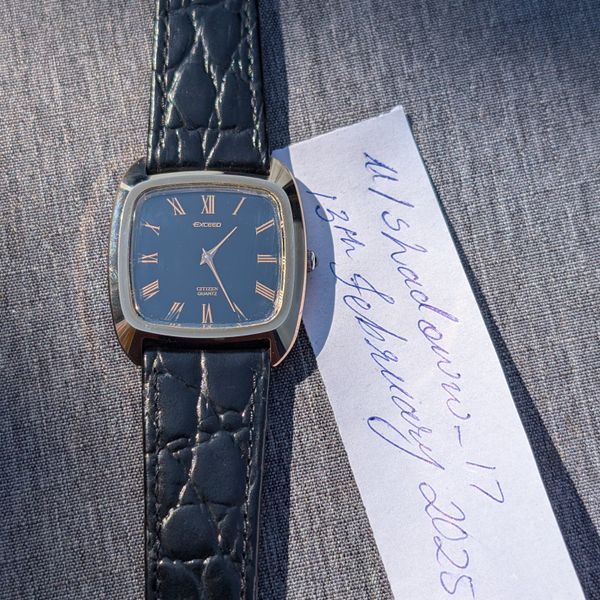 [WTS] Citizen Exceed Ceramic Black Dial Roman Numerals Tank! $129 ...