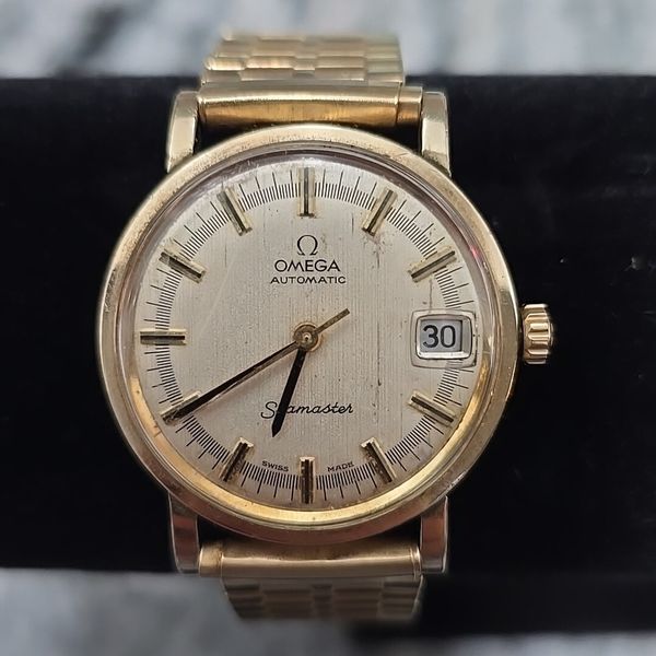 Omega Automatic Cal. 563 Automatic Bumper 14K Gold Filled Watch ...