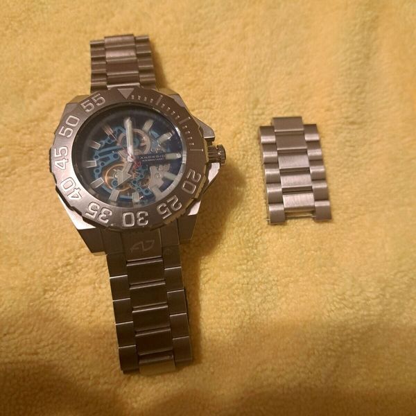 ANDROID SILVER-JET Automatic AD542 SEAGULL 500M 21 JEWEL Dive Watch ...