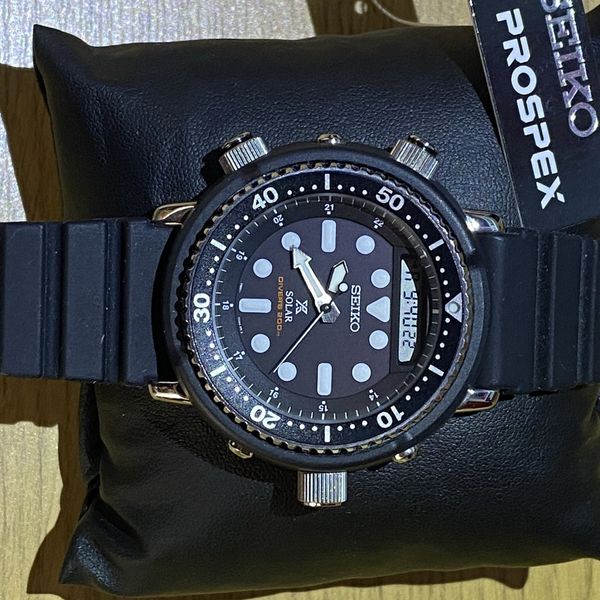 Seiko Prospex Arnie Dive Watch SNJ025P1 Analogue/Digital Boxed ...