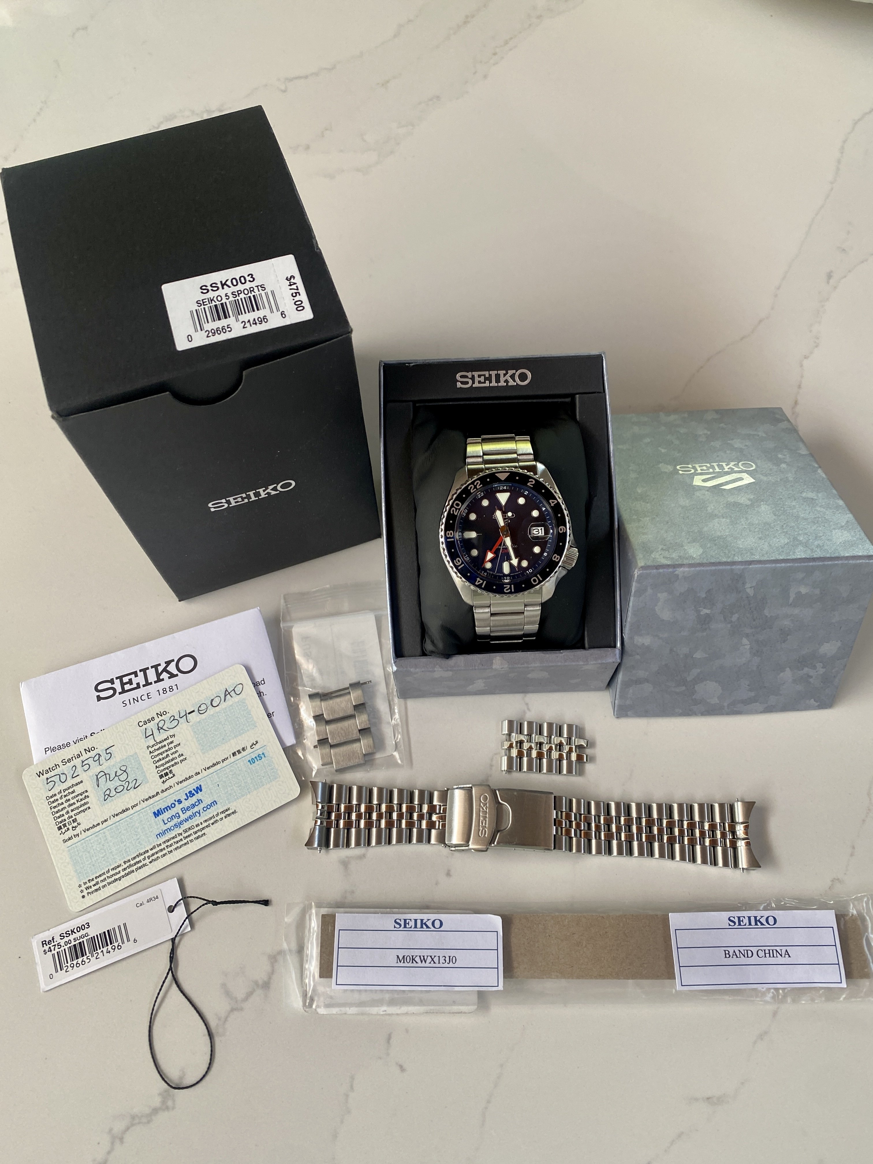 For Sale: Seiko SSK003 | WatchCharts Marketplace
