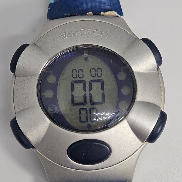 1999 Swatch .beat Swiss Made Olympic Volunteer Watch YQS1000D Athens ...
