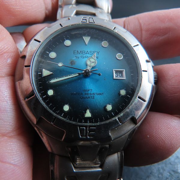 Embassy By Gruen WR 100FT Quartz Men Watch | WatchCharts Marketplace