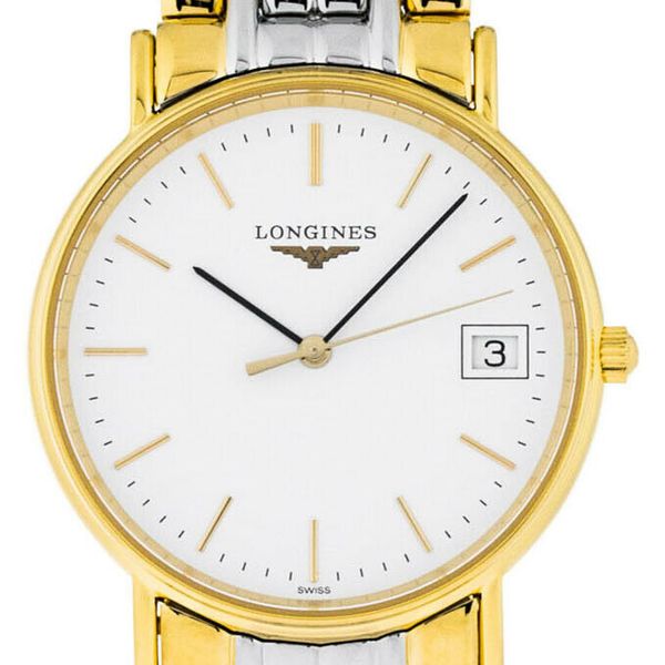 Longines Presence 33 Quartz Yellow White (L4.720.2.12) Market Price ...