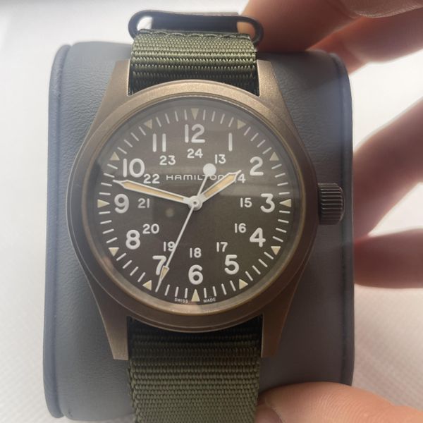 [WTS] Hamilton Khaki field Mechanical 38mm H69449961 Brown dial and ...