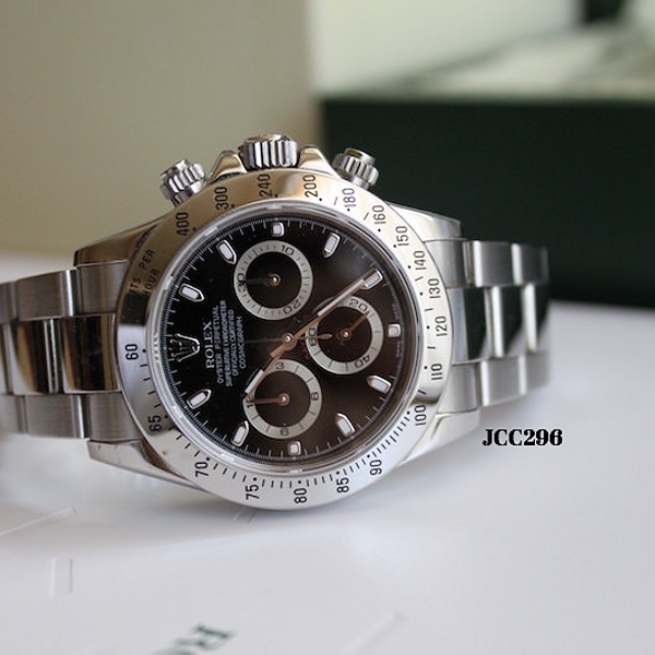 FS: Rolex Cosmograph Daytona Steel 116520 Black M Serial Complete ...