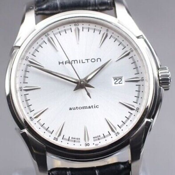 [Near MINT] Hamilton Jazzmaster H327150 Silver Dial Automatic Men's Watch JAPAN | WatchCharts ...