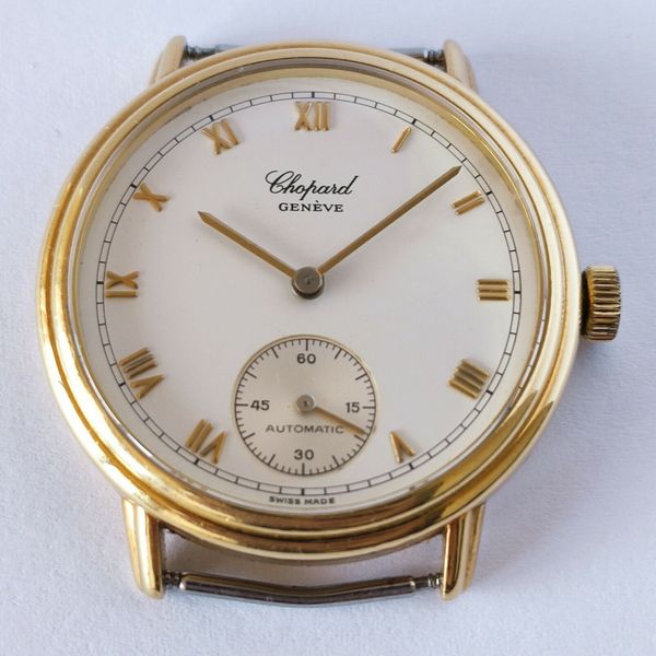 CHOPARD Linea D'oro Small Seconds 18KT Solid Gold Automatic Watch (1112) | WatchCharts Marketplace