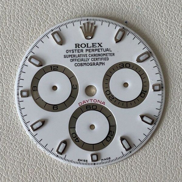 Rolex Daytona Steel White Dial 116520 Cal 4130 Feet Missing ...