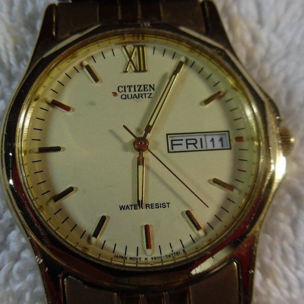 Citizen Quartz Japan Movement N 5500 S67751 S Watch 160-27C11 | WatchCharts