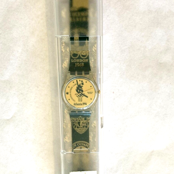 Swatch Watch Centennial Olympic Games Atlanta 1996 Green NIB New with ...