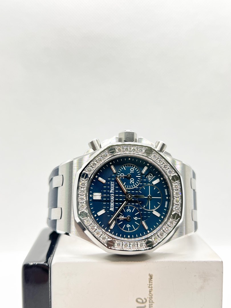 Pre Owned Audemars Piguet Royal Oak Offshore 26231ST Blue Dial ...