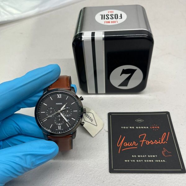 Fossil Men's Neutra Blue Dial Watch - FS5512 - NEW | WatchCharts ...