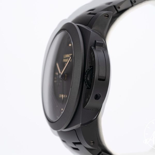 *Rare* Panerai PAM00438 PAM 438 Luminor 1950 3 Days GMT Ceramic Watch w ...