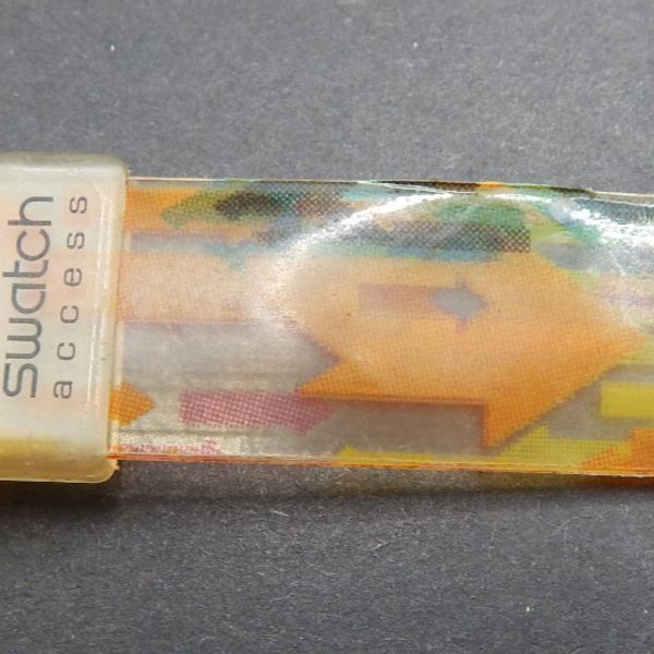 Swatch 1995 "Access" with Mulit Colored Watch Band | WatchCharts ...