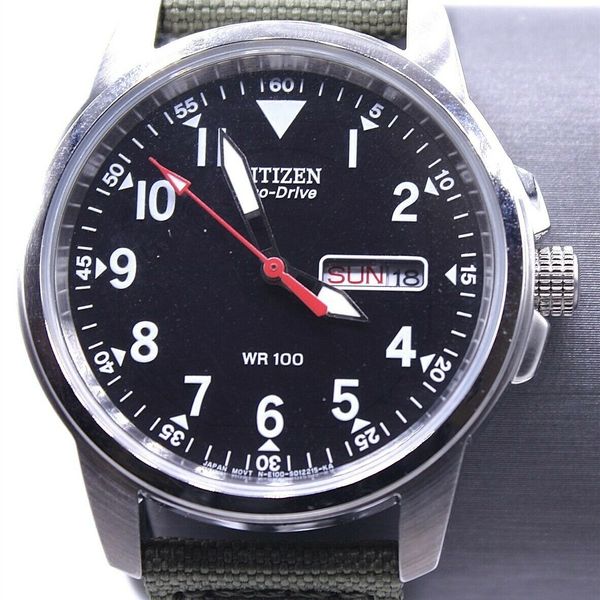 CITIZEN ECO-DRIVE WATCH E101 8006597 371030376 RUNS SSS197 ...