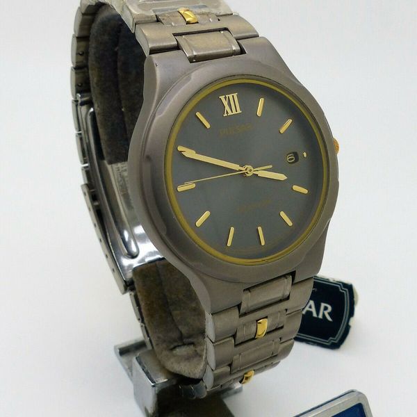 Pulsar PXD 023 SEIKO Titanium Quartz Sapphire Glass Wristwatch New ...