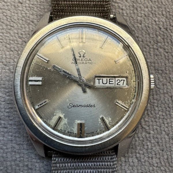 Vintage OMEGA Seamaster Day/Date Cal.750 Automatic 17 jewels Men's ...