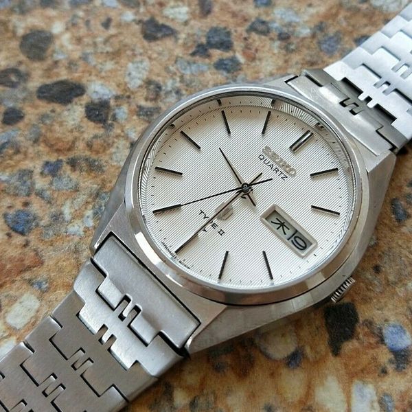 Vintage Seiko Quartz Type II (SQ) JDM Kanji 4623 8020 March 1976 Textured Dial | WatchCharts ...