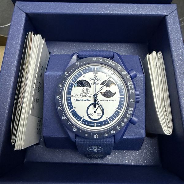 Swatch x OMEGA Bioceramic Moonswatch Mission On Earthphase ...