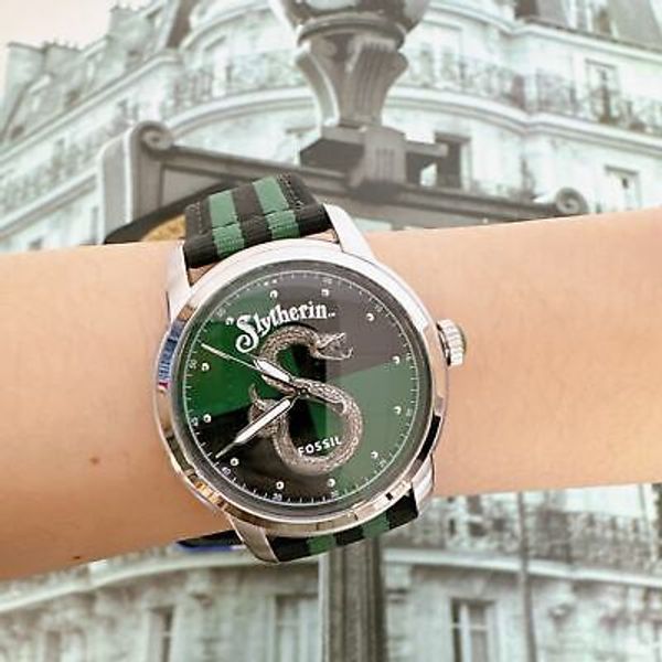 FOSSIL LE1161 Limited Edition Harry Potterâ ¢ Three-Hand Slytherinâ ...
