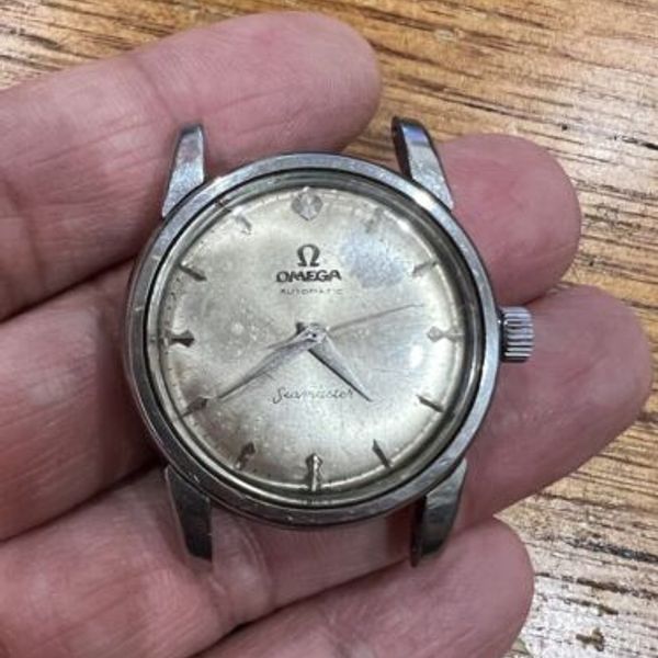 Vintage Omega Seamaster Stainless Steel Bumpermatic Movement Men Watch ...
