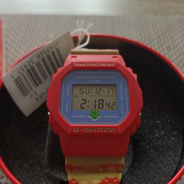 Super Mario Casio G-Shock DW-5600SMB Limited Edition. | WatchCharts ...