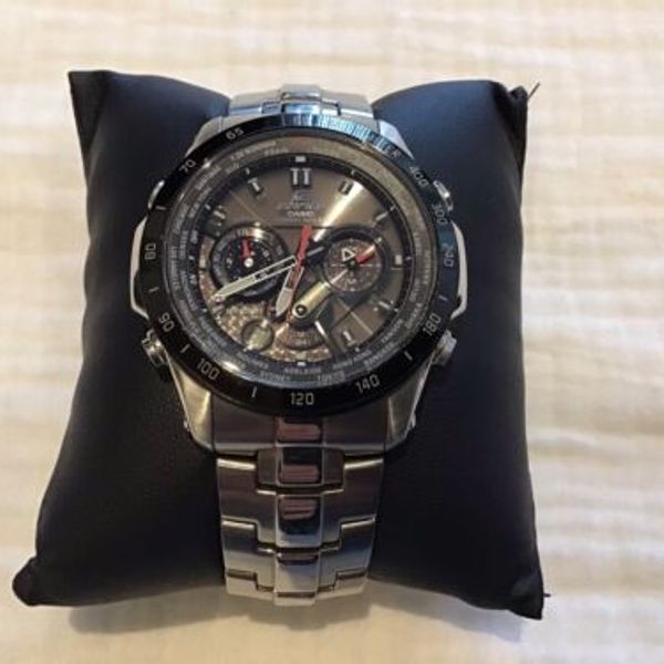 Casio Edifice F1 Solar Chronograph EQS 1000 DB 1AV | WatchCharts ...