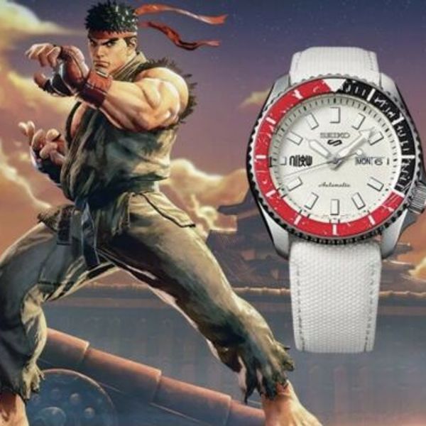 Seiko 5 Sports Street Fighter V Ryu Limited Edition Watch SRPF19K1 ...