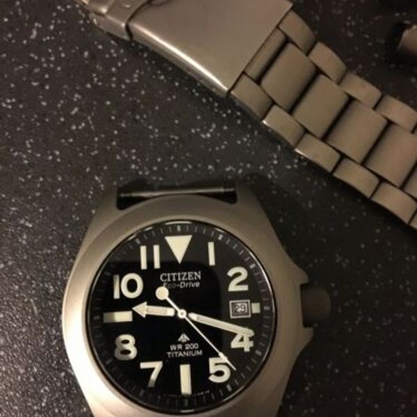 Citizen Promaster Tough Eco-Drive Titanium 7828-H09971 Ray Mears ...