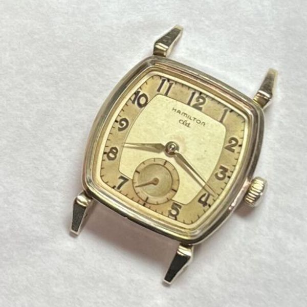 Vintage 1951 Hamilton Beldon cld 10K Gold Filled Men’s Watch 747 17J ...