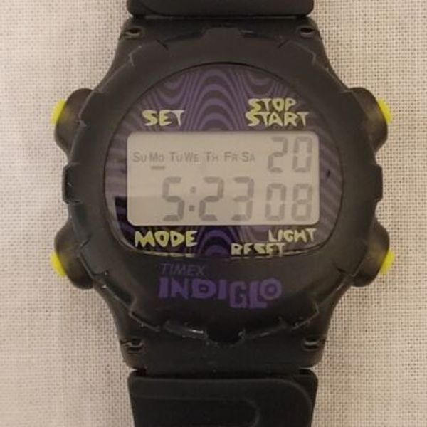 VINTAGE RETRO 1990S TIMEX INDIGLO KIDS DIGITAL NOISE WATCH ...