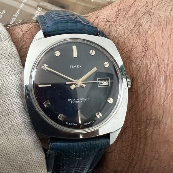 VINTAGE TIMEX AUTOMATIC WATCH MADE IN GREAT BRITAIN 1970 | WatchCharts ...