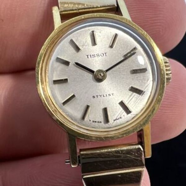 tissot stylist ladies watch vintage. Mechanical ( Manual Wind) Works ...