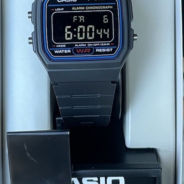 Casio F91w Digital Watch Modded Negative Display NEW | WatchCharts ...