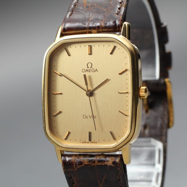 [Near MINT] OMEGA De Ville Cal.1417 Quartz Men's Vintage Watch From ...