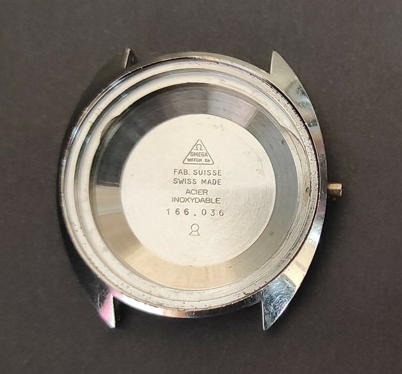 1960's VINTAGE OMEGA SEAMASTER COSMIC CASE FOR WATCH S/S 166.036 ...