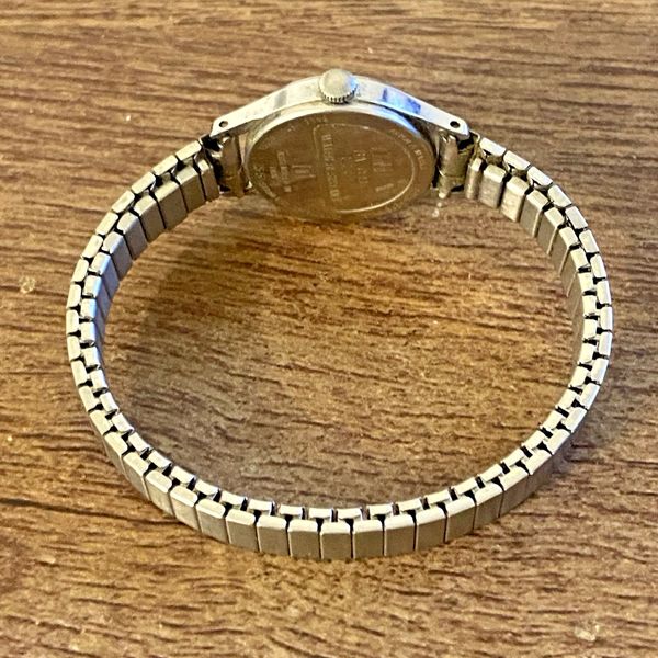 Timex BA Cell T55 Quartz Analog Stainless Steel Band White Dial Water ...