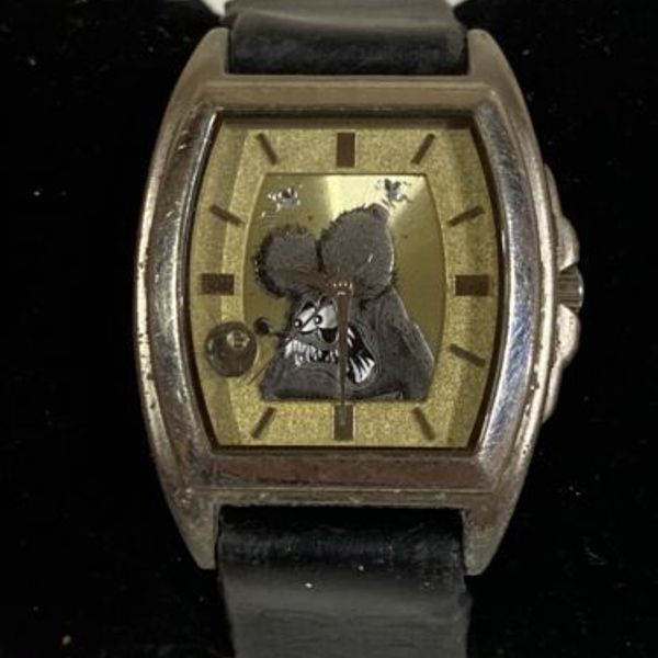 Fossil RAT FINK Watch 2002 OLD SKOOL HOT ROD New Battery PR1511 ...
