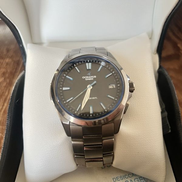 Casio Oceanus OCW-S100-1AJF Titanium Radio Solar Watch | WatchCharts ...