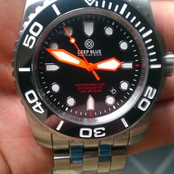 FS:DEEP Blue Master Mag 1000 Ceramic Bezel Black Dial BNIB ...