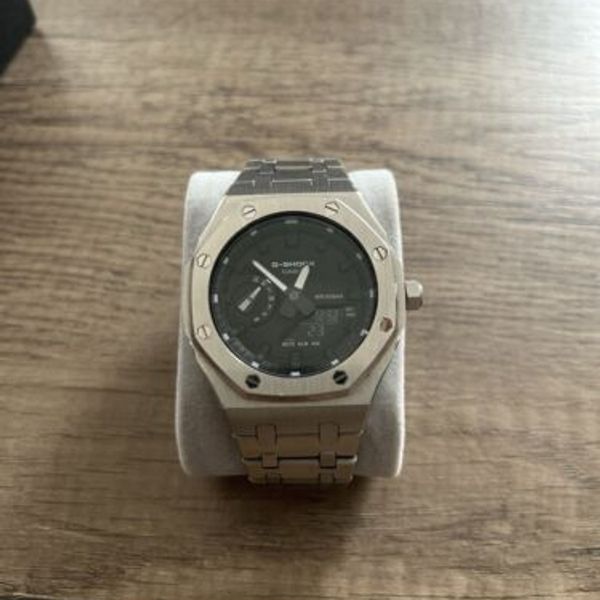 Casio G-Shock GA-2100 â Casioak Modâ W/ Bracelet & Rubber Strap ...