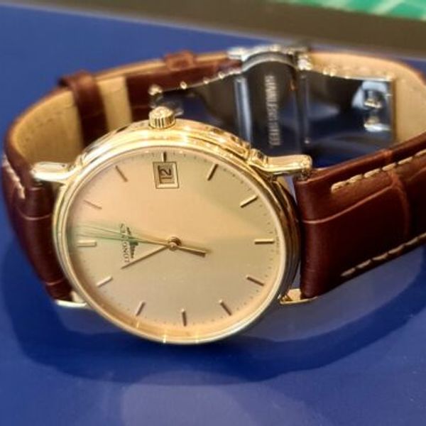 Slim Longines La Grande Classique L4.636.2 Mens Gold Wrist Watch ...