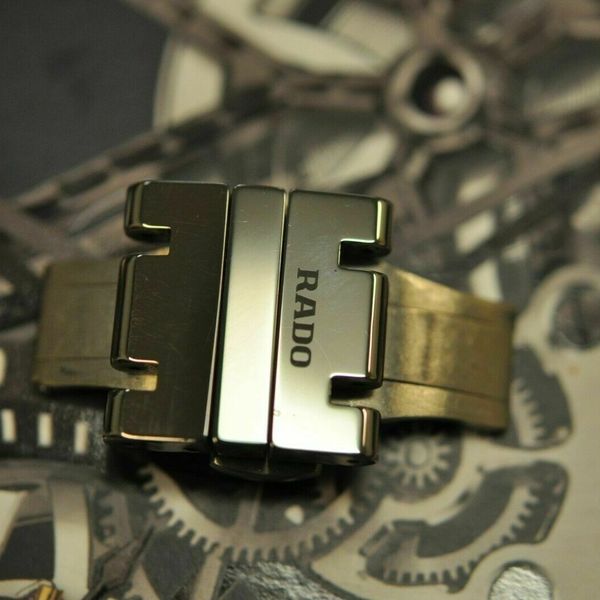 Rado Diamaster Xl Plasma mens complete ceramic and titanium clasp 21mm ...